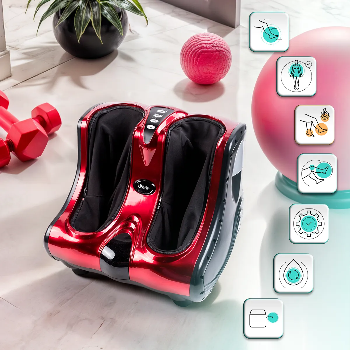 VITALZEN Foot and leg massager I Pressure therapy I Reflexotherapy