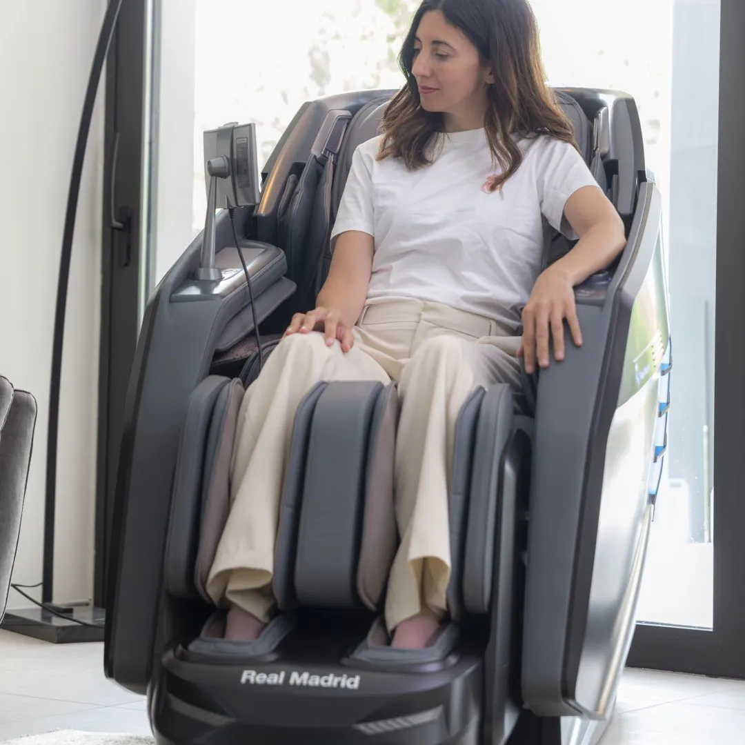Sillon masaje LEGEND PRO 9D Limited Ed - Producto oficial REAL MADRID