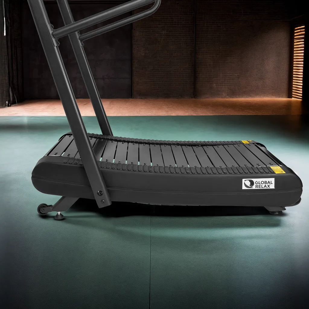 KEIZAN® CURVED Manual Treadmill – Works Without Electricity